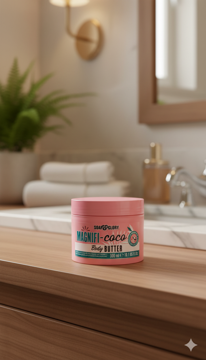 Soap & Glory Magnifi-Coco Body Butter – Deep Moisturizing Coconut Body ...
