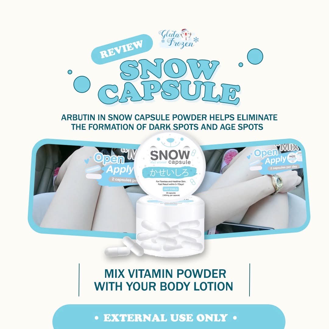 Gluta snow capsules- Whitening Capsules- 30 – MARCAS