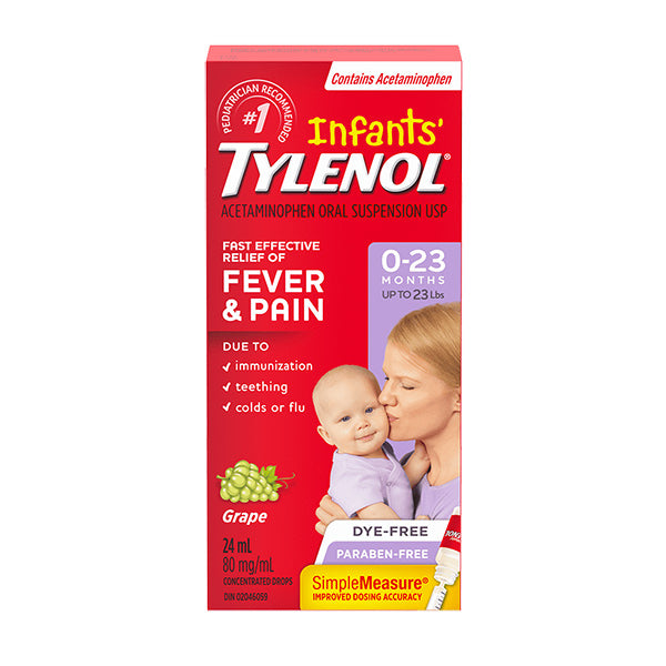 Tylenol Infant Drops – Pain Reliever & Fever Reducer (15mL) – MARCAS